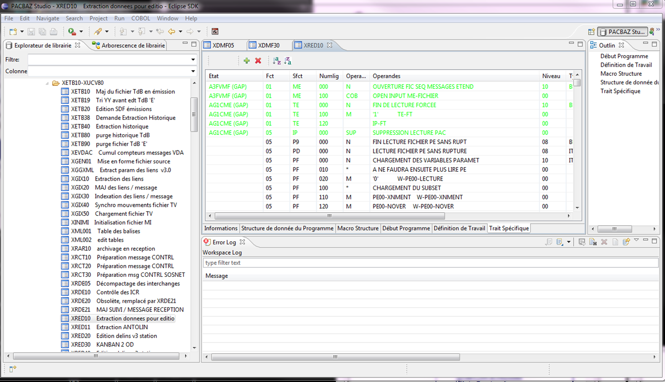 PACStudio – PAC2COBOL - Regeneration of the same code Pacbase, COBOL, Java